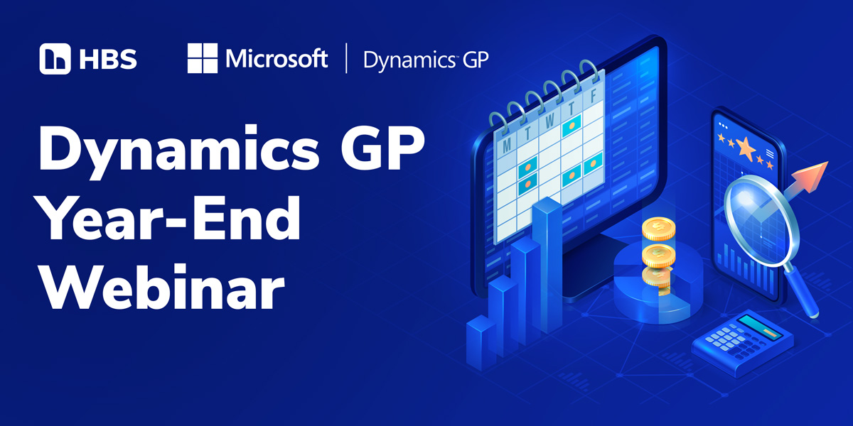 Dynamics GP Year-End Webinar - HBS
