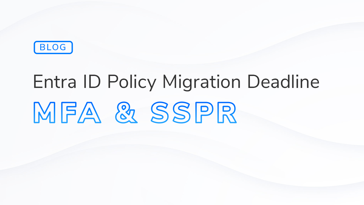 Migrate MFA & SSPR to Entra ID Authentication Policy